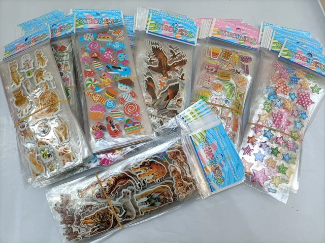 1 SHEET RANDOM Kids Stickers Gift Teacher Rewards Children Crafts Kids ...