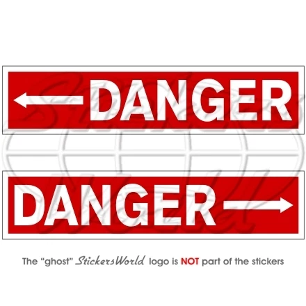 DANGER USAF HELICOPTER Rotor Tail Markings, 100mm Vinyl Stickers, x2 £4 ...