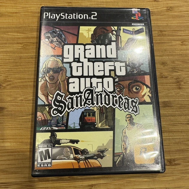 GRAND THEFT AUTO San Andreas GTA + Map PS2 PlayStation 2 - NICE EUR 14 ...