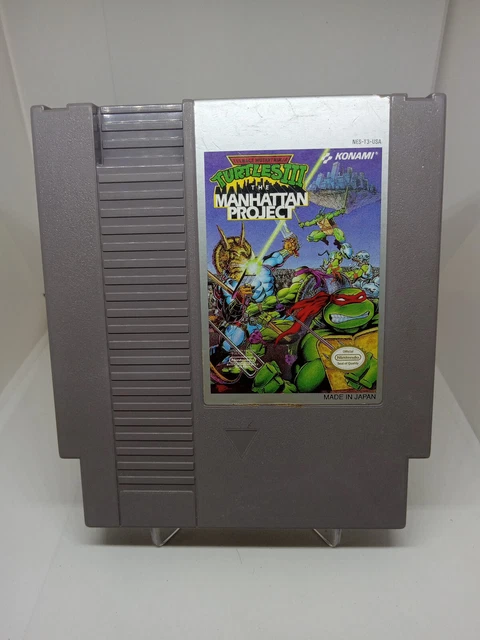 TEENAGE MUTANT NINJA Turtles III 3 The Manhattan Project (Nintendo NES ...