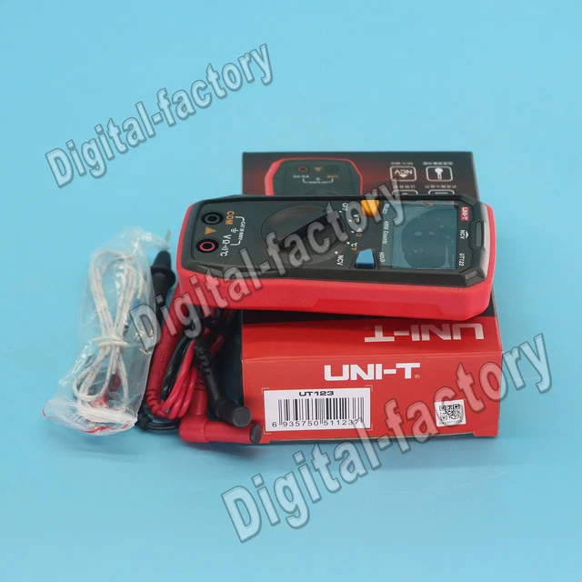 ONE UNI-T UT123 new Mini Digital Multimeter Auto Range Data hold AC DC ...