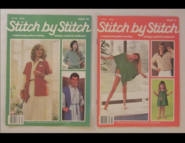 STITCH BY STITCH Step by Step Guide To Sewing Knitting Crochet ...
