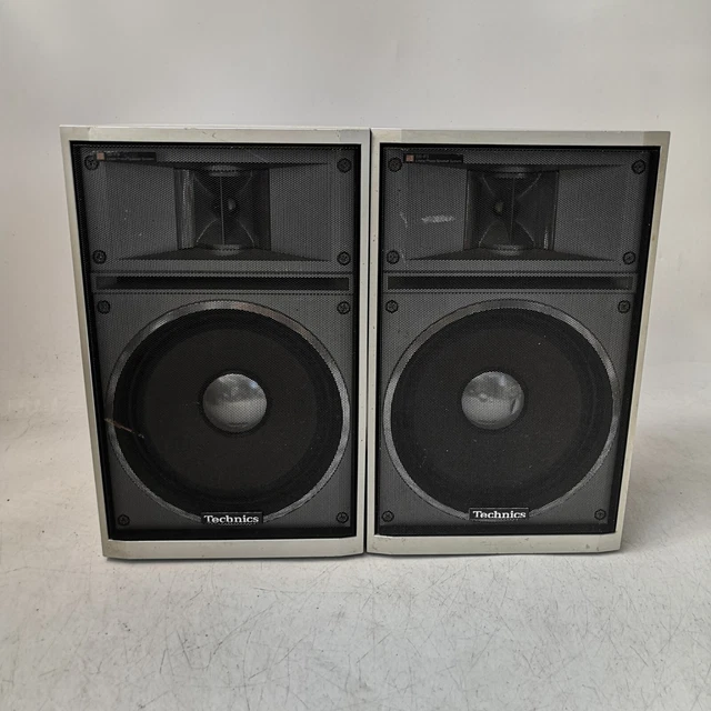 TECHNICS SB-F5 2 Way Stereo Speakers Horn Tweeter £45.00 - PicClick UK