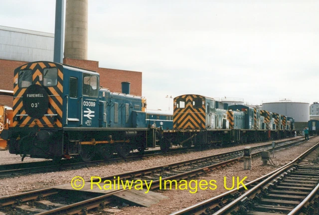 RAILWAY PHOTO 6X4 Class 03 03089 BR Blue Norwich Crown Point TMD c1987 ...