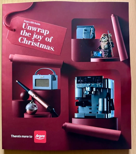 NEW ARGOS CHRISTMAS Xmas Catalogue 2025 Unwrap The Joy Gift Guide ...