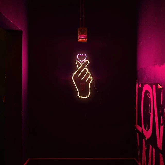 NEON SIGN LED Wall Decor Hanging Led Neon Sign Dorm Bedroom Decoration ...