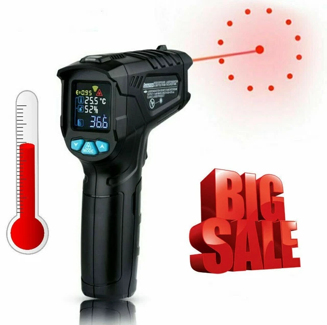 NON CONTACT DIGITAL Laser Infrared Thermometer Temperature Measurement ...