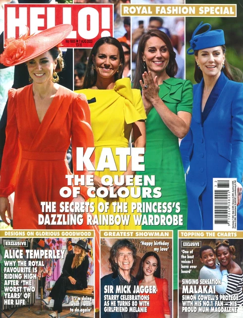 HELLO! REVUE, KATE Middleton, King Charles, Queen Camilla, Mick Jagger ...