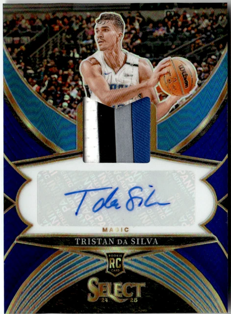 PANINI SELECT NBA 2024-25 No. RJA-TDS Tristan Da Silva Rookie Patch Auto 40/49 EUR 54,90 ...