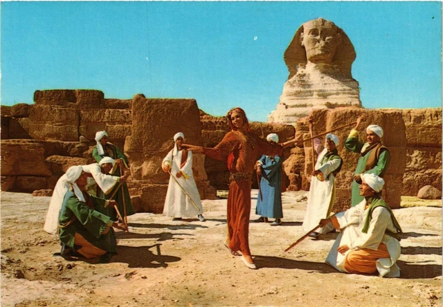 CPM EGYPTE GIZEH-LA troupe Reda devant les pyramides (343869) EUR 4,99 ...