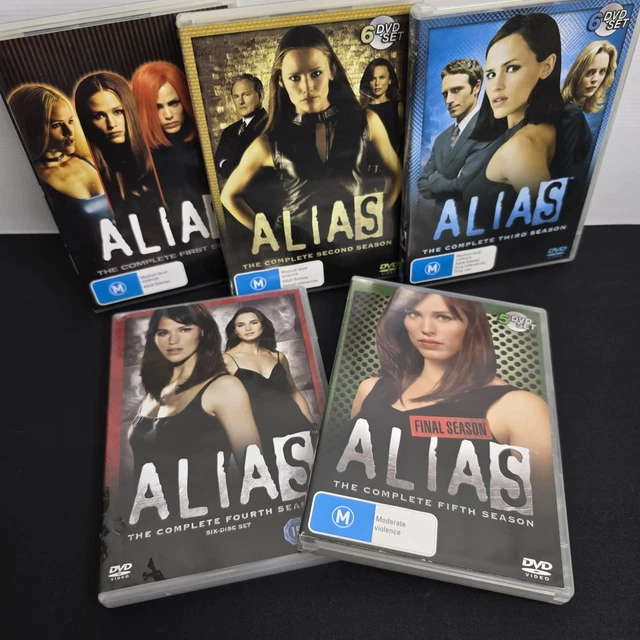 ALIAS DVD COMPLETE Series 1-5 Region 4 Seasons 1 2 3 4 5 £18.12 ...