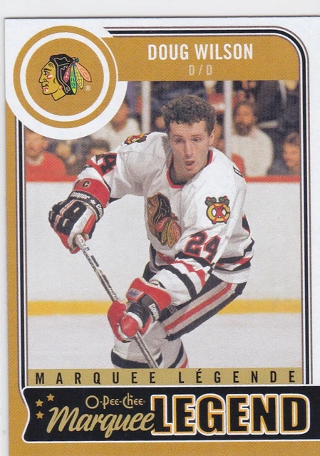 14/15 OPC..DOUG WILSON..MARQUEE Legend..carte #594..Blackhawks ...