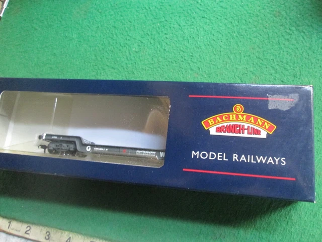 BACHMANN 33-900D 45 Ton Bogie Well Wagon Gwr Dark Grey (Oo Gauge) Boxed ...