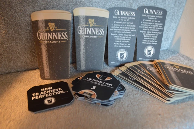 GUINNESS BEER MATS and Folding Cards £5.00 - PicClick UK