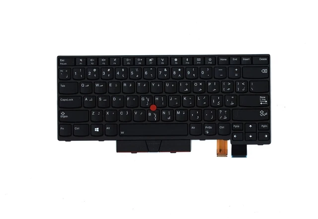 LENOVO THINKPAD T480 A485 Keyboard Arabic Black Backlit 01HX424 £101.60 ...