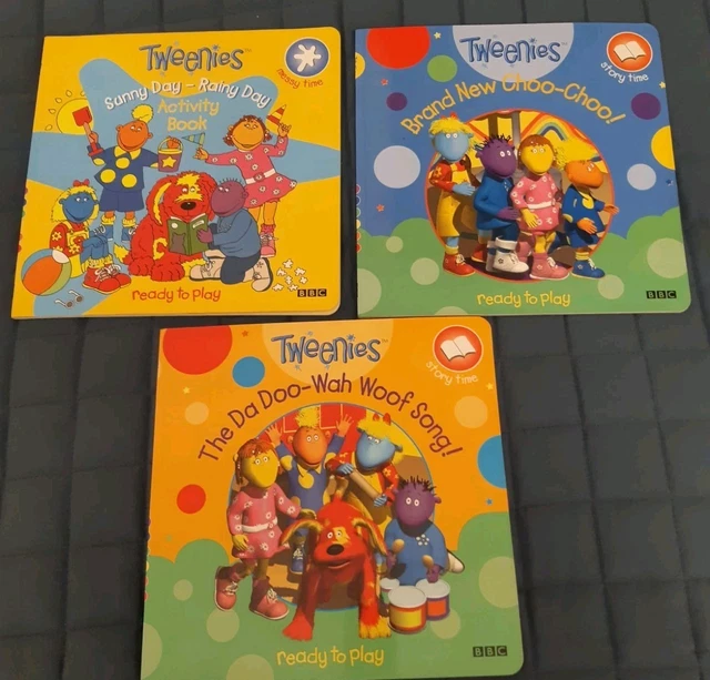 TWEENIES CBEEBIES BOOK Bundle 2001 - RARE UNUSED Activity Book & 2 ...
