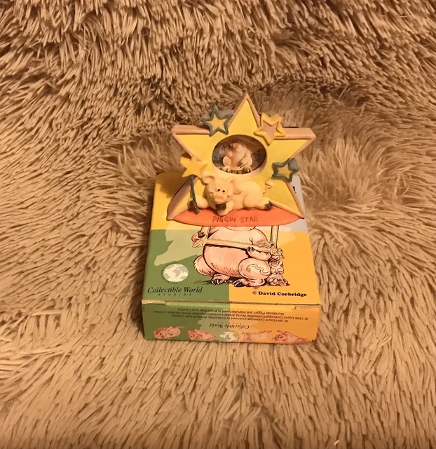 PIGGIN DAVID CORBRIDGE Collectible World "Piggin' Star" Photo Frame £3. ...