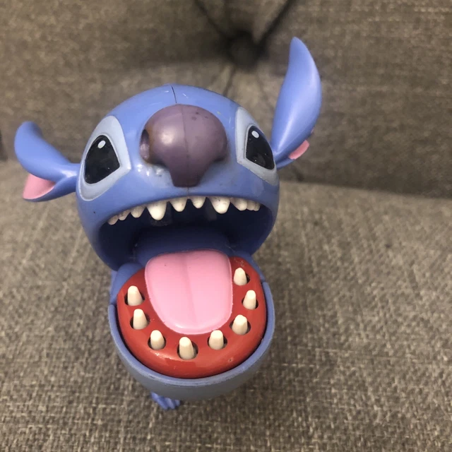 DISNEY LILO & Stitch STITCH BITING FIGURE McDonalds 2002 Action Figure ...