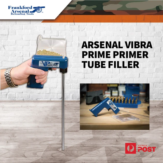 FRANKFORD ARSENAL VIBRA Prime Primer Tube Filler Automatic Reloader Fa ...