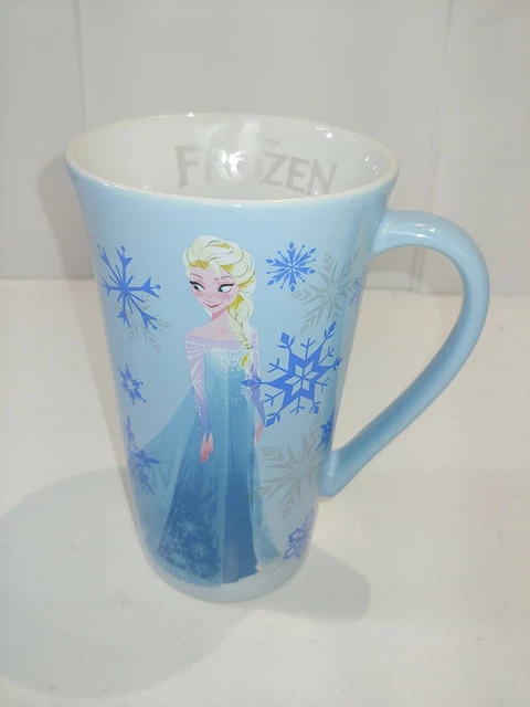 DISNEY STORE EXCLUSIVE Frozen Elsa Tall Ceramic 16 Oz Coffee Mug $29.99 ...