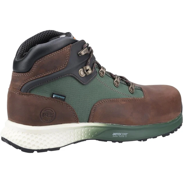 TIMBERLAND PRO EURO Hiker Composite Safety Boot Brown/Green £67.86 ...