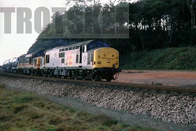 35MM SLIDE BR British Rail Diesel Loco Class 37 37411 1991 Original £4. ...