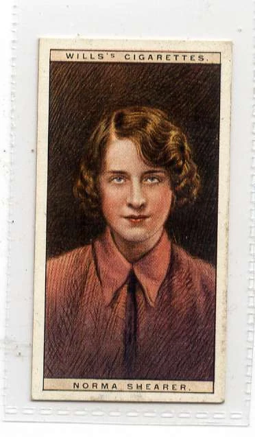 (JI333-100) WILLS, CINEMA Stars 2nd ,Norma Shearer ,1928 #22 EUR 2,81 ...