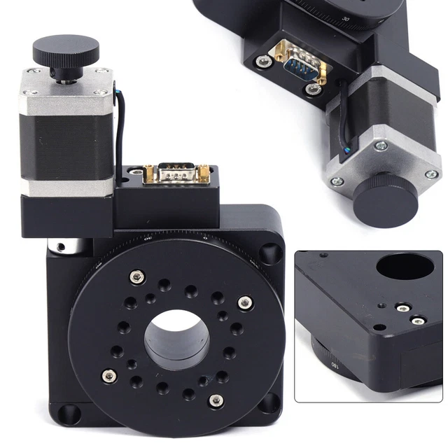 ELECTRIC PRECISION OPTICAL Rotating Platform Motorized Rotation Stage ...