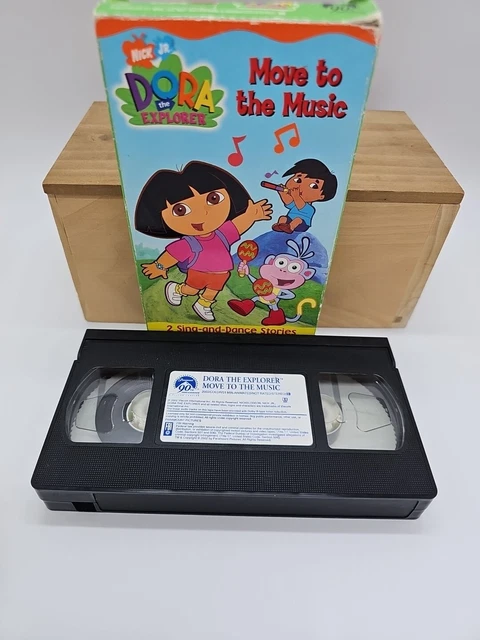 2 NICK JR Dora The Explorer Move To The Music~Catch The Stars VHS Video ...