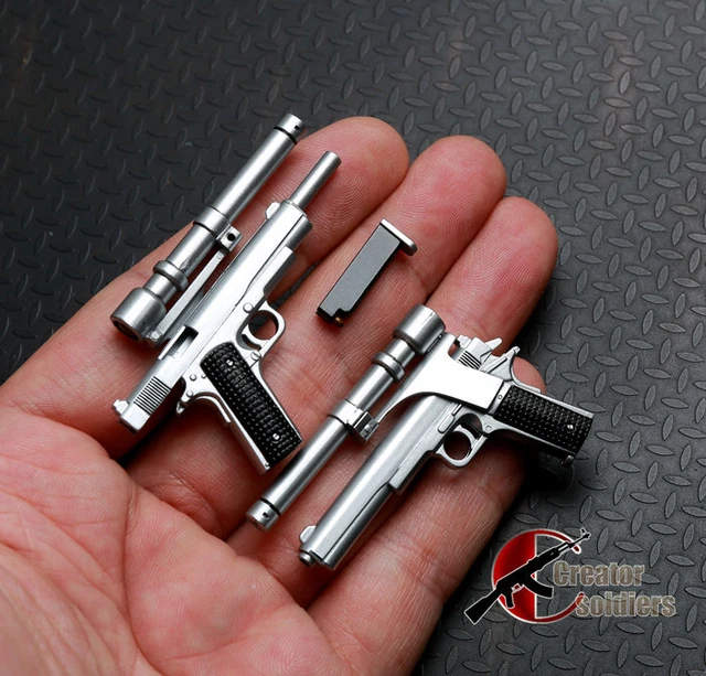 1/6 SCALE M1911 M4 Stock Terminator T1 Arnold Schwarzenegger Weapon £13 ...