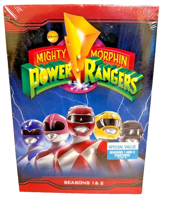 MIGHTY MORPHIN POWER Rangers Seasons 1 & 2 DVD Box Set- 12 Discs! NEW ...