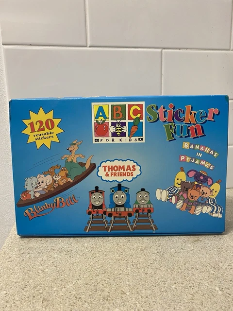 ABC FOR KIDS Bananas In Pyjamas Vintage 2000 Brand New Boxed Stickers ...