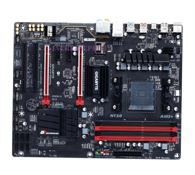 GIGABYTE GA-970-GAMING MOTHERBOARD AMD 970 Socket AM3/AM3+ DDR3 USB 3.1 ...
