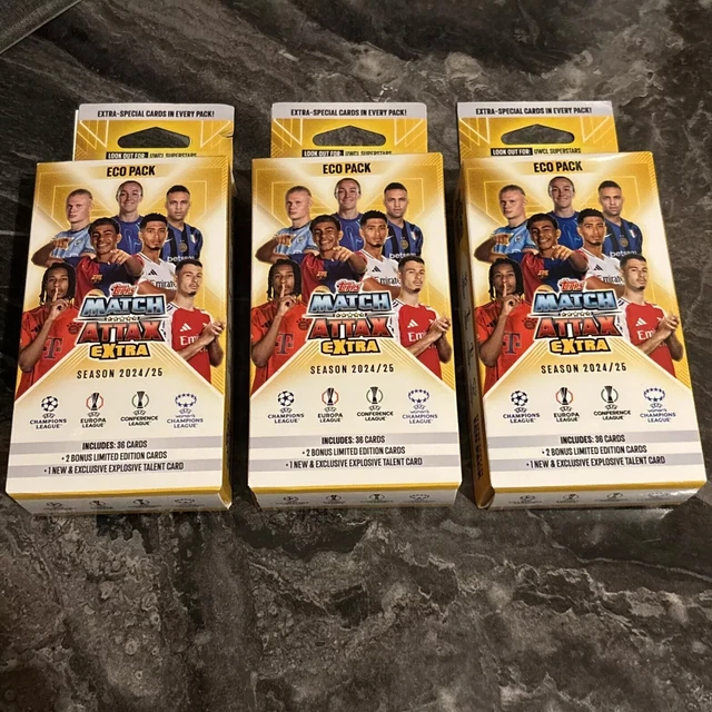 TOPPS MATCH ATTAX Season 2024/25 Eco pack X3 £18.99 - PicClick UK