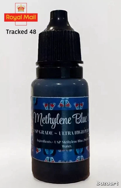 METHYLENE BLUE 10ML USP 1% Drops CERTIFIED HighPurity Pharmaceutical ...