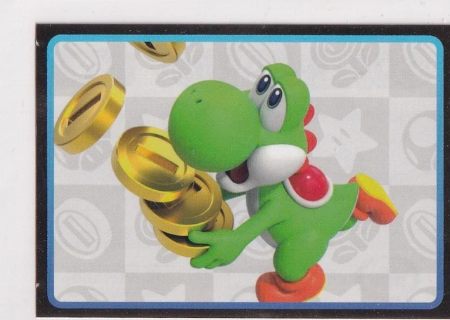 PANINI SUPER MARIO Playtime 2023 Sticker #49 Yoshi Gold Parallel £4.31 ...