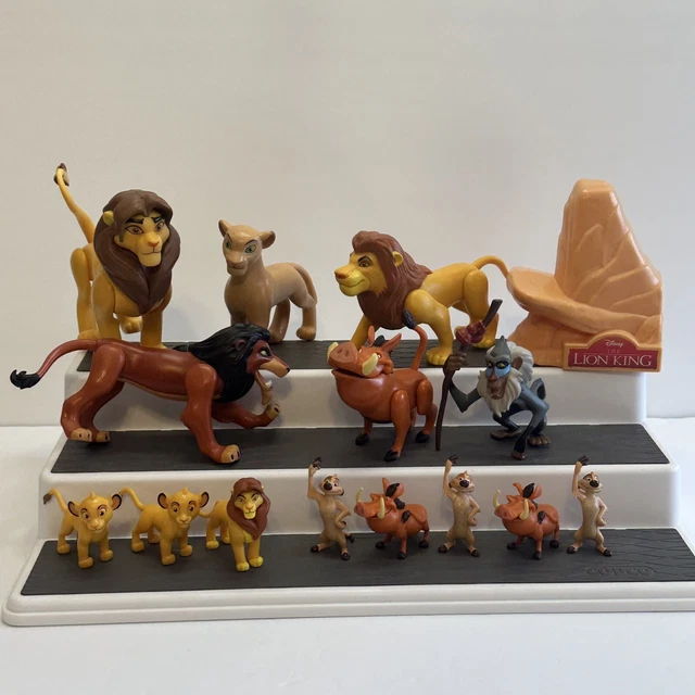 VINTAGE DISNEY PVC Figures Lion King Scar Nala Rafiki Simba Kion Zazu ...