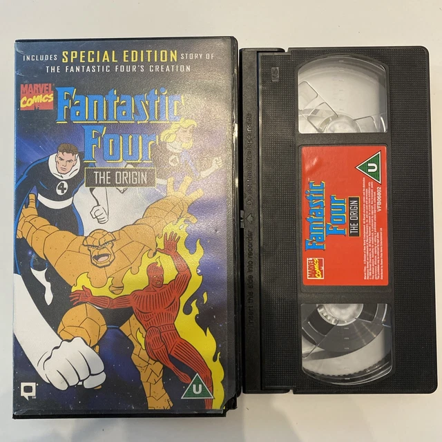 FANTASTIC FOUR - The Origin Vhs Video Marvel Comics £8.95 - PicClick UK