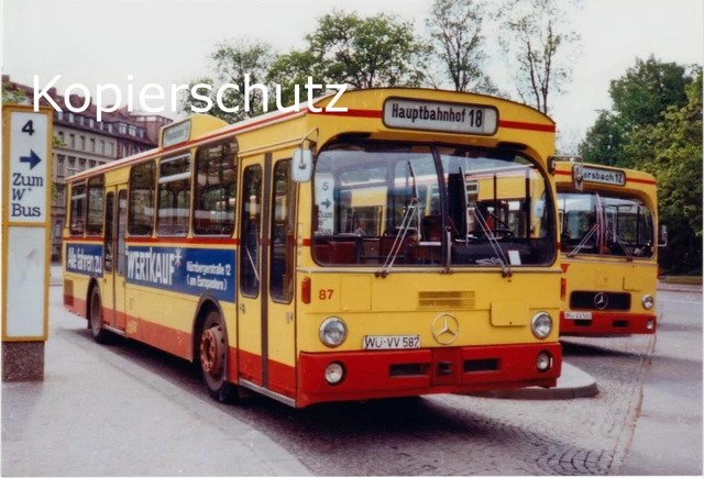 OMNIBUS FOTO BUSFOTO Daimler-Benz O 305a Stadtbus WSB Würzburger ...
