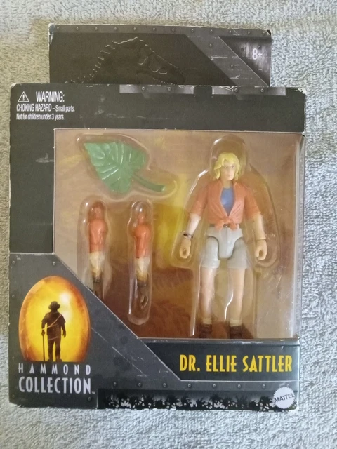 MATTEL JURASSIC WORLD Park Hammond Collection Dr. Ellie Sattler new box ...