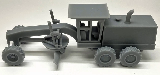 3D PRINTED ROAD GRADER N Model Railroad Heavy Equipment Unpainted RTR ...
