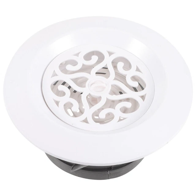 VENT COVER 100MM Soffit Air Exhaust Vent Round Soffit Outlet Vent ...