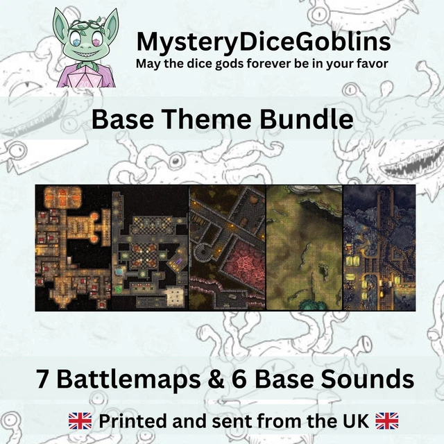 DND BATTLE MAP Base Bundle: Battle Maps & Sounds £2.00 - PicClick UK