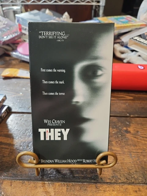 THEY VHS HORROR Movie Wes Craven Thriller Screener Tape Rare Ex Rental ...