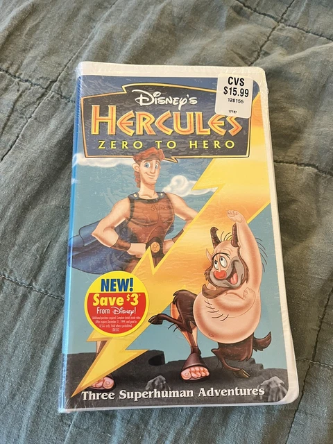 DISNEY HERCULES ZERO To Hero Demo Tape VHS 1999 Three Superhuman ...