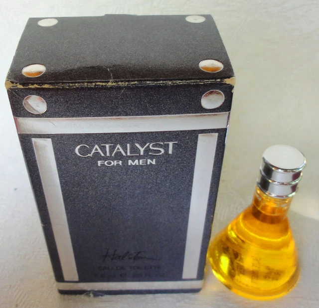 MINIATURE DE PARFUM HALSTON Catalyst for men edt 7,5ml pleine + Grande ...