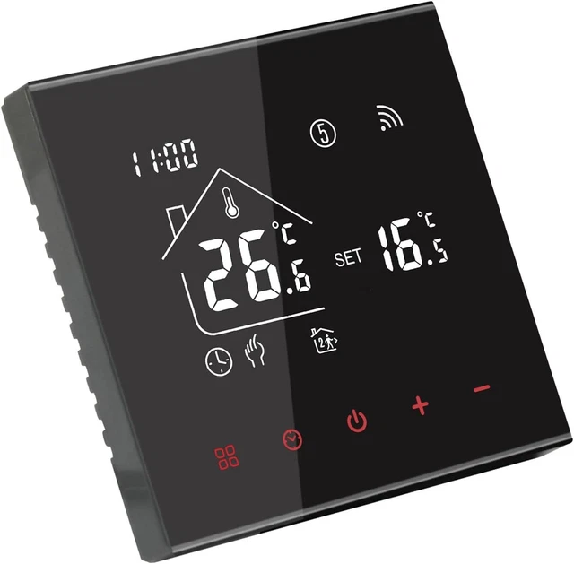 SMART WIFI THERMOSTAT Digital Raumthermostat Fußbodenheizung ...