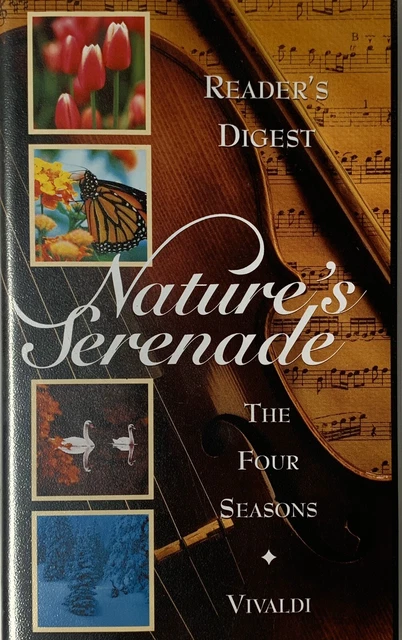NATURE'S SERENADE THE Four Seasons Vivaldi VHS Readers Digest 1991 ...