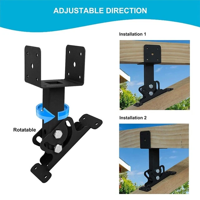 HEAVY DUTY METAL Roof Mounting Bracket for Pergola and Shade Structure ...