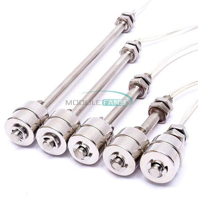 WATER LEVEL SENSOR Liquid Float Switch stainless steel 45mm 75mm 100mm ...